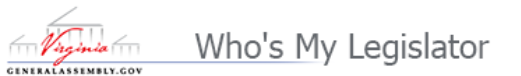 Who’s My Legislator – Virginia Professional Fire Fighters